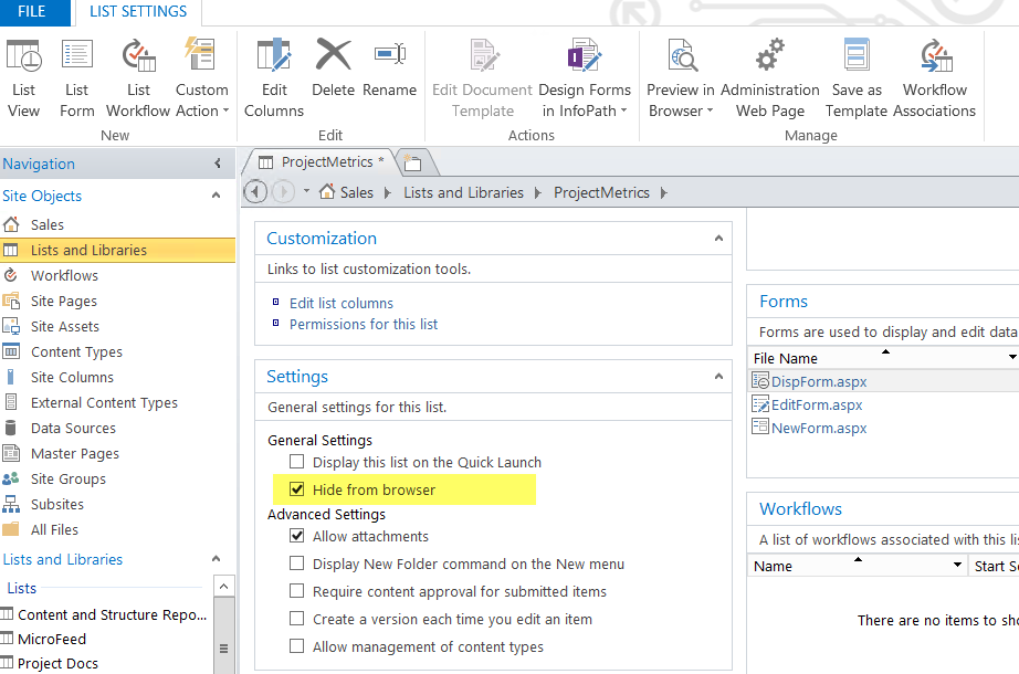 SharePoint Online: How to Hide a List or Library using PowerShell ...