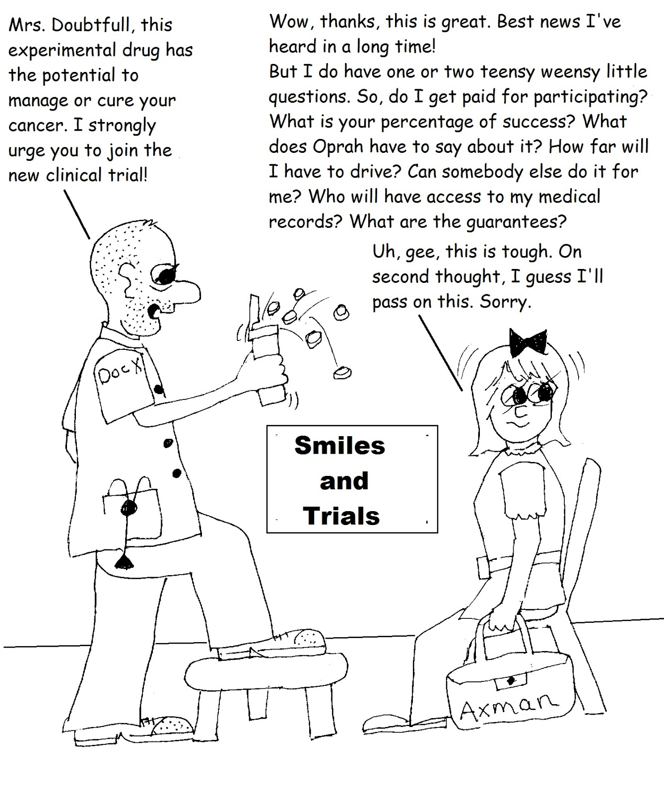 Cancer Clinical Trials: Clinical Trials in Cartoons