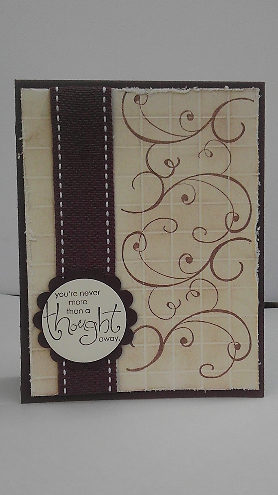 sistochris Scrapbooking and Paper Crafts: Distressed Swirl Grid ...