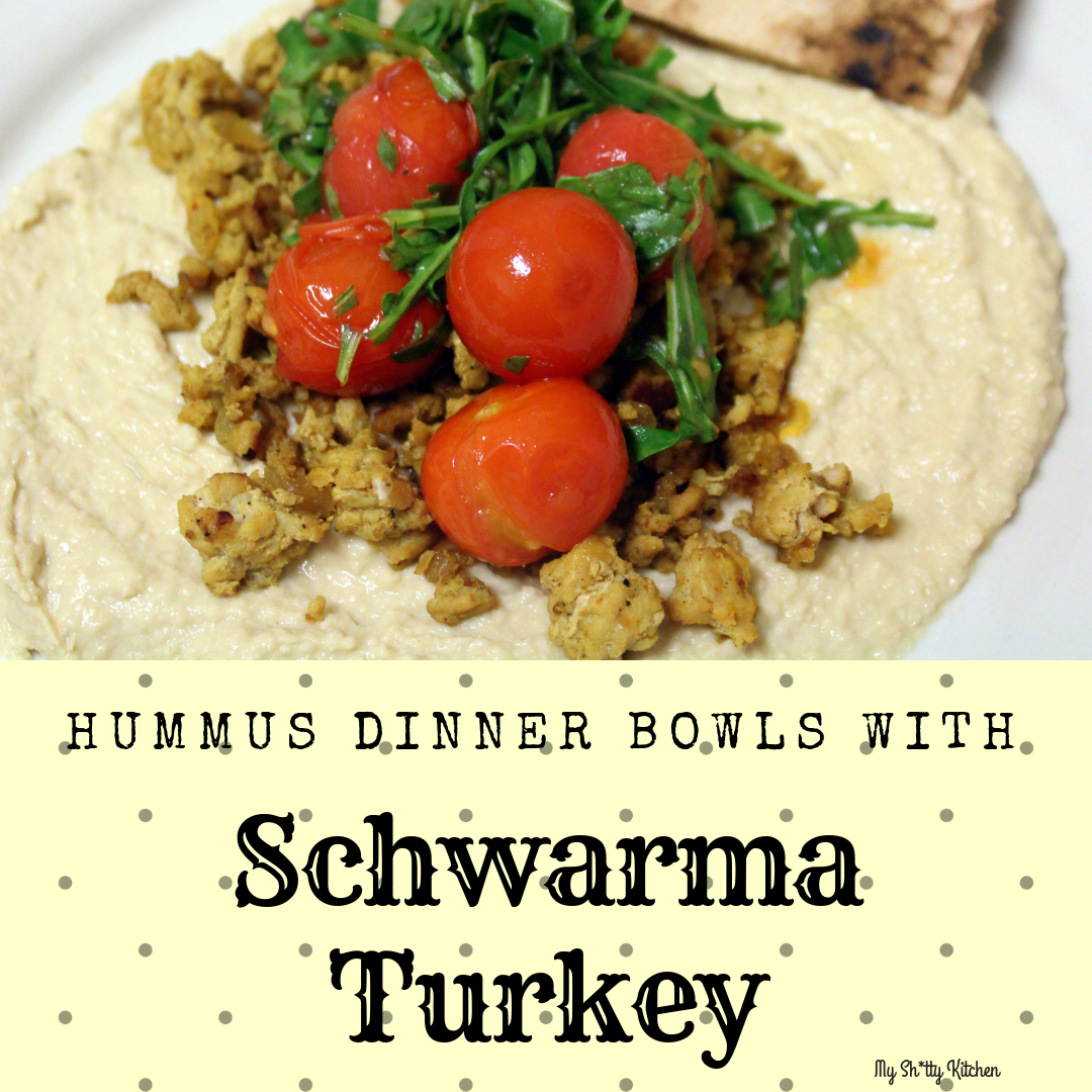 Easy and unusual (Hummus dinner bowls with Crispy Schwarma Turkey) - My ...