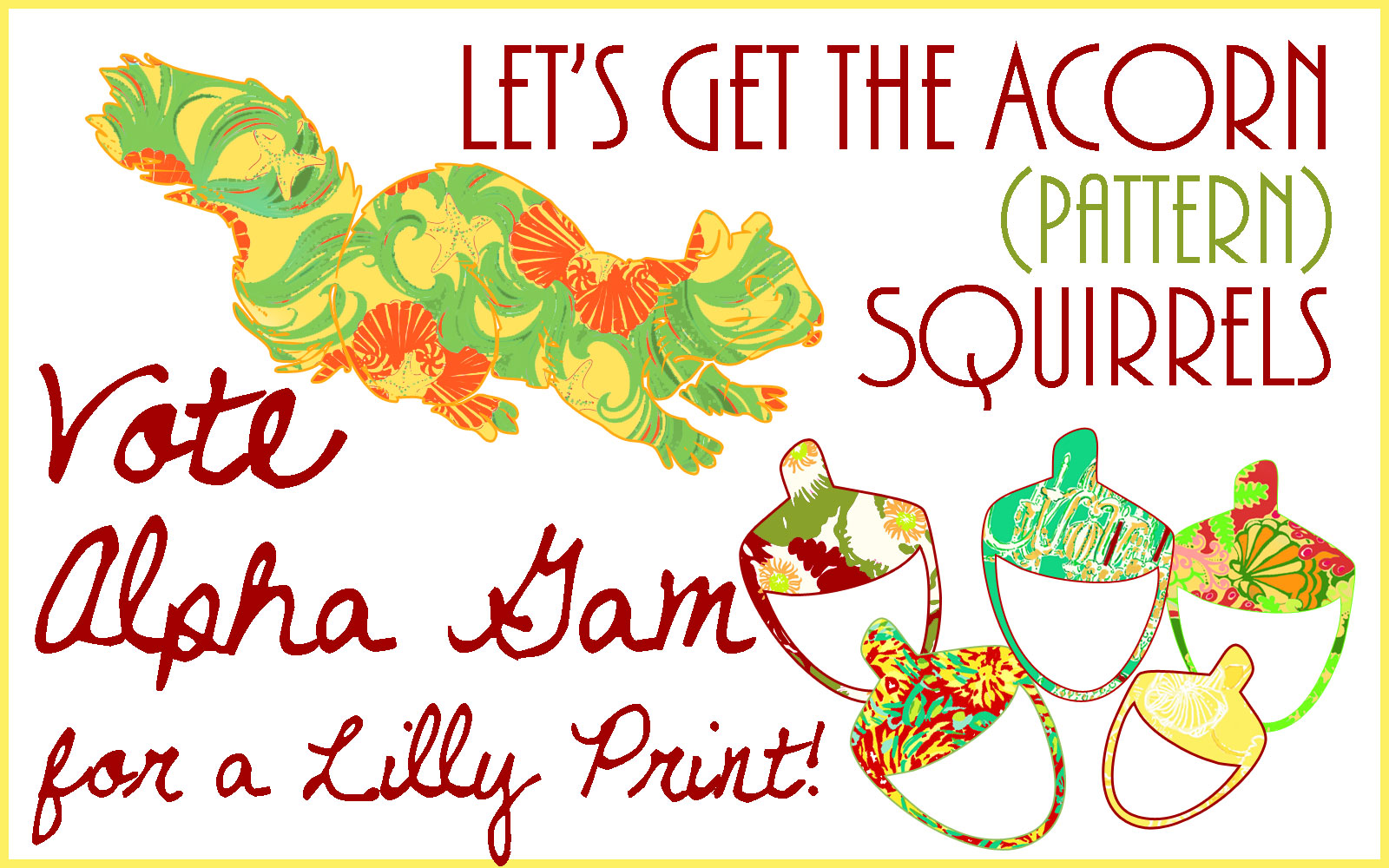Alpha Gamma Delta Blog Network: More Alpha Gam Lilly Graphics