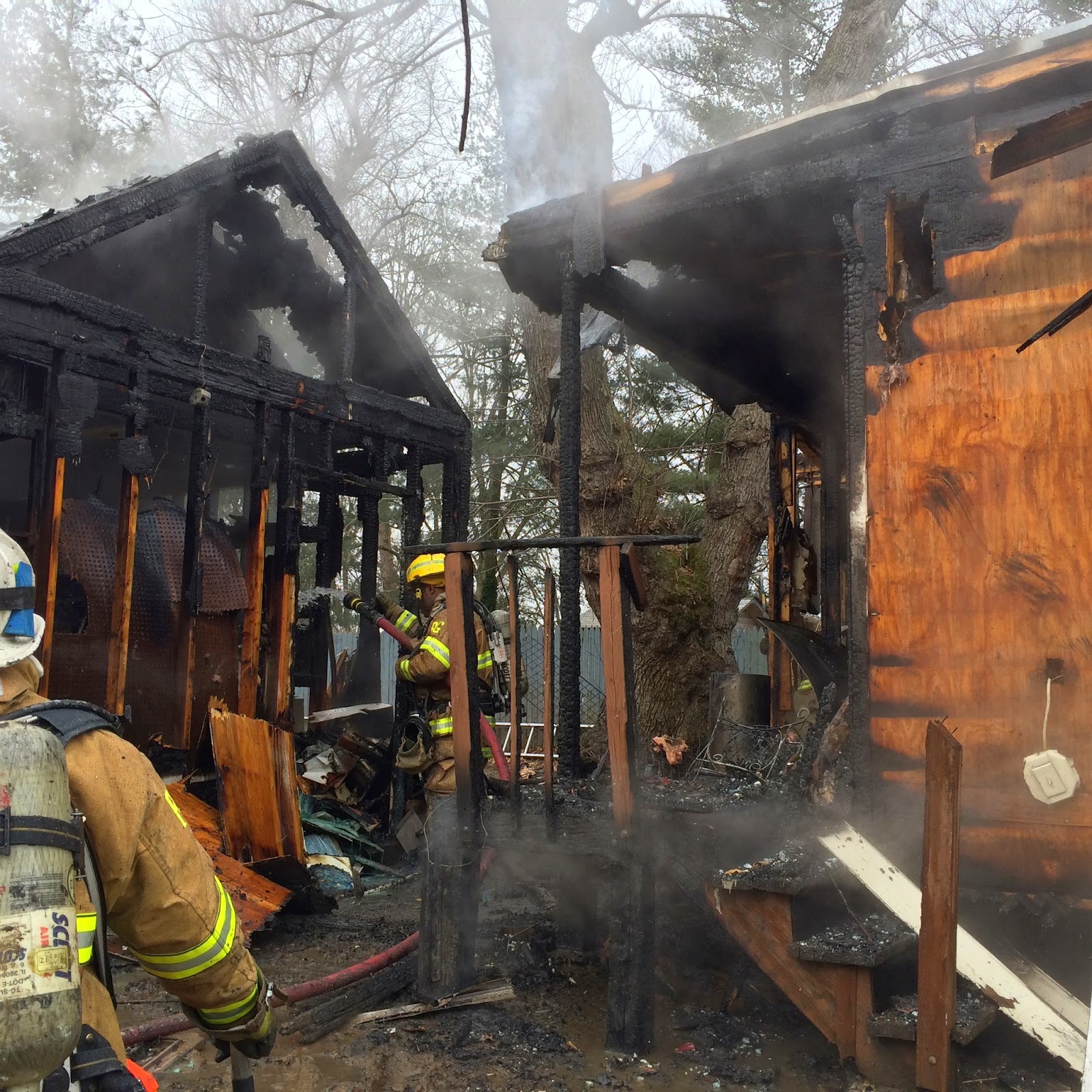 PGFD Firefighters Battle Cottage City House Fire
