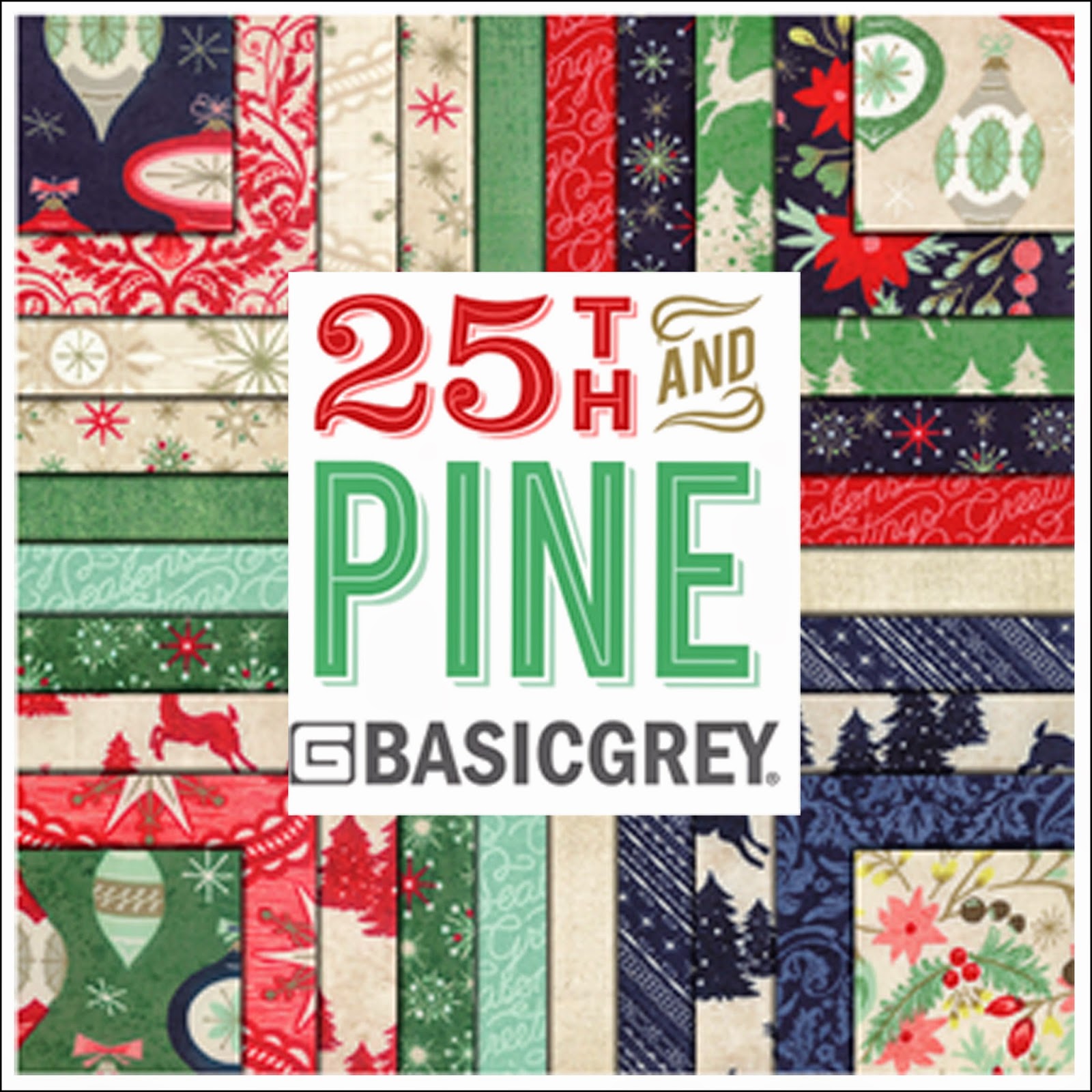 Crazy Quilt Girl Fabric Shop: Moda 25TH AND PINE Christmas Fabric