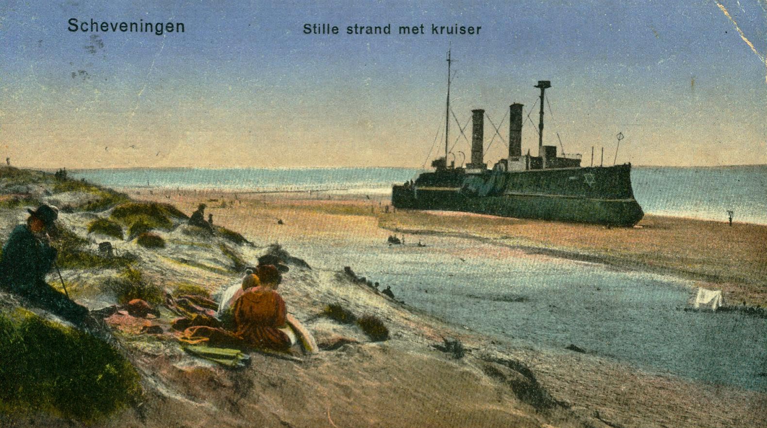 Scheveningen: De stranding van de Kruiser Hildebrand