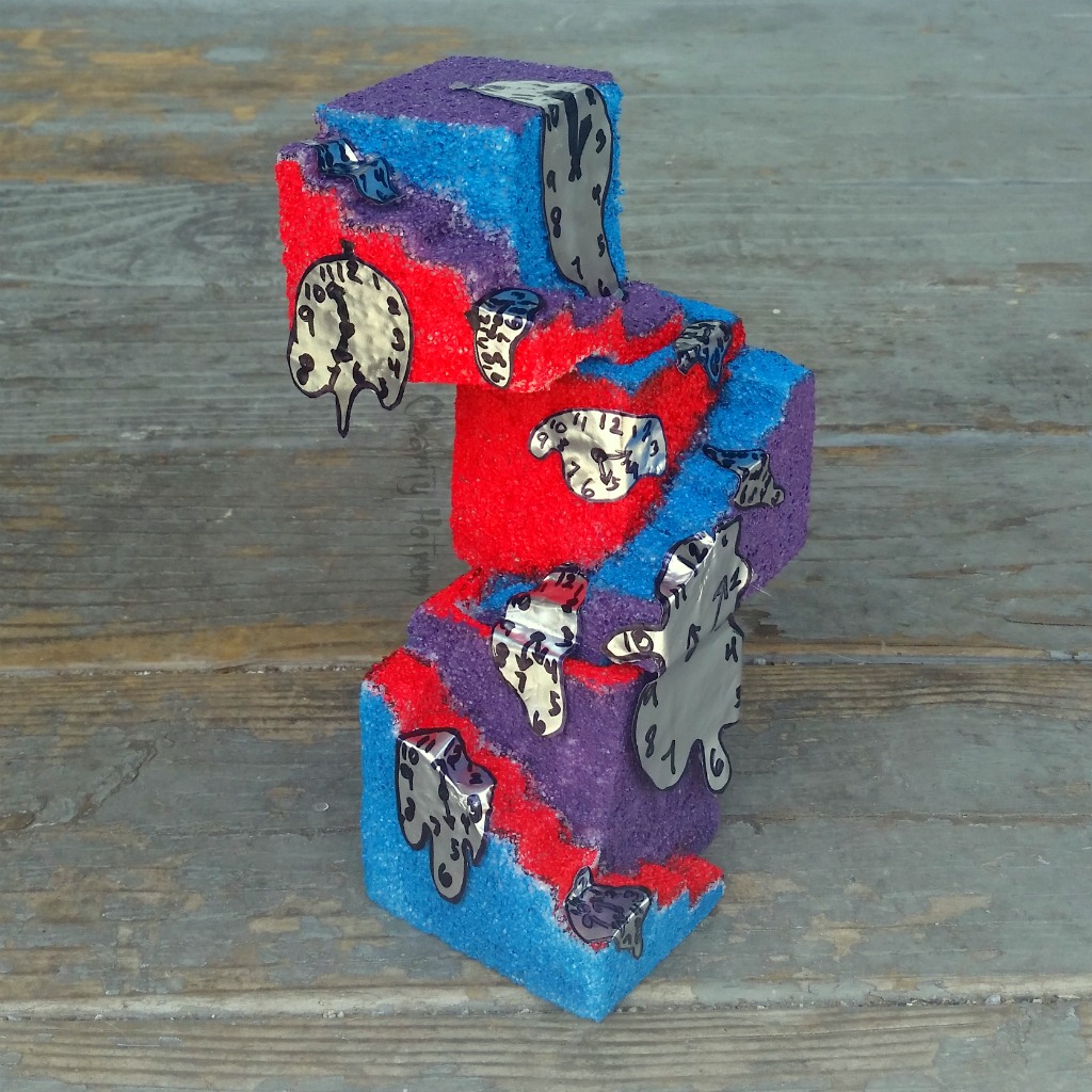 Scrappin' Chaos: How To Make A Quick And Easy Tower With Foam Blocks