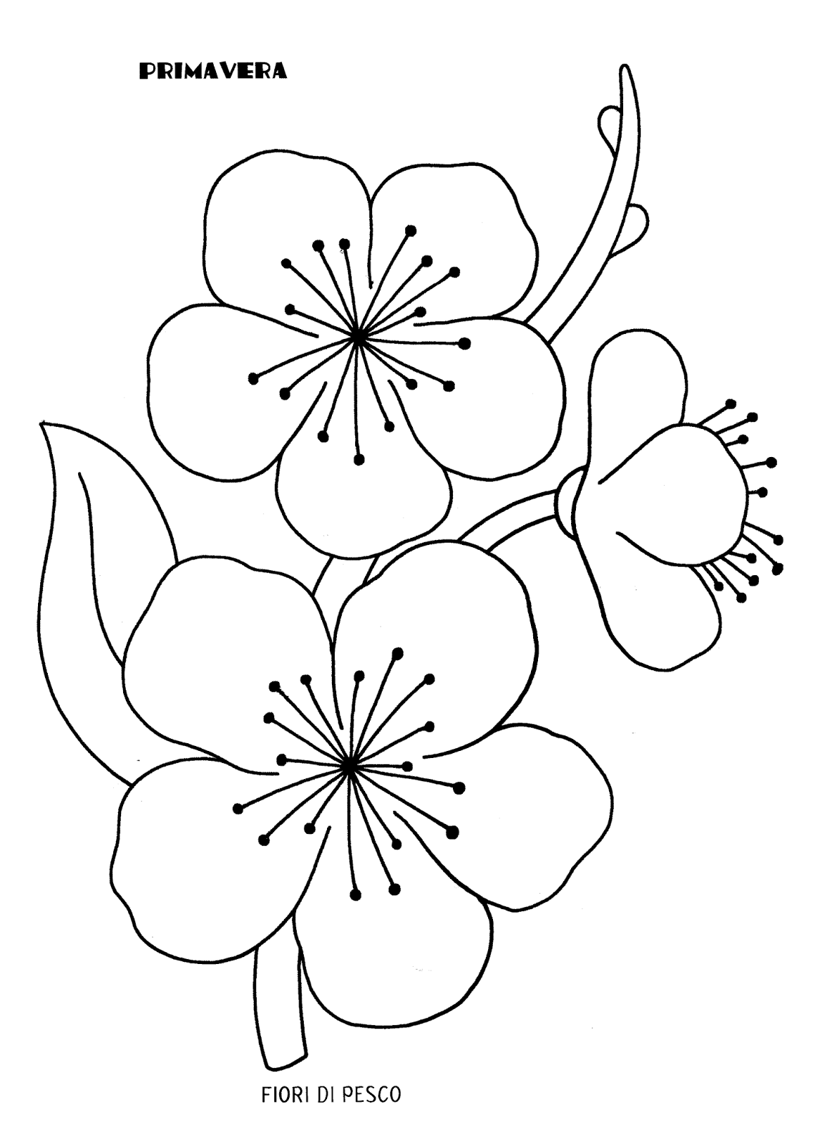 La maestra Linda: Primavera da colorare