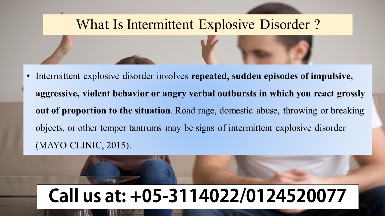 HYPNOSIS & MENTAL HEALTH CENTRE: What is Intermittent Explosive Disorder