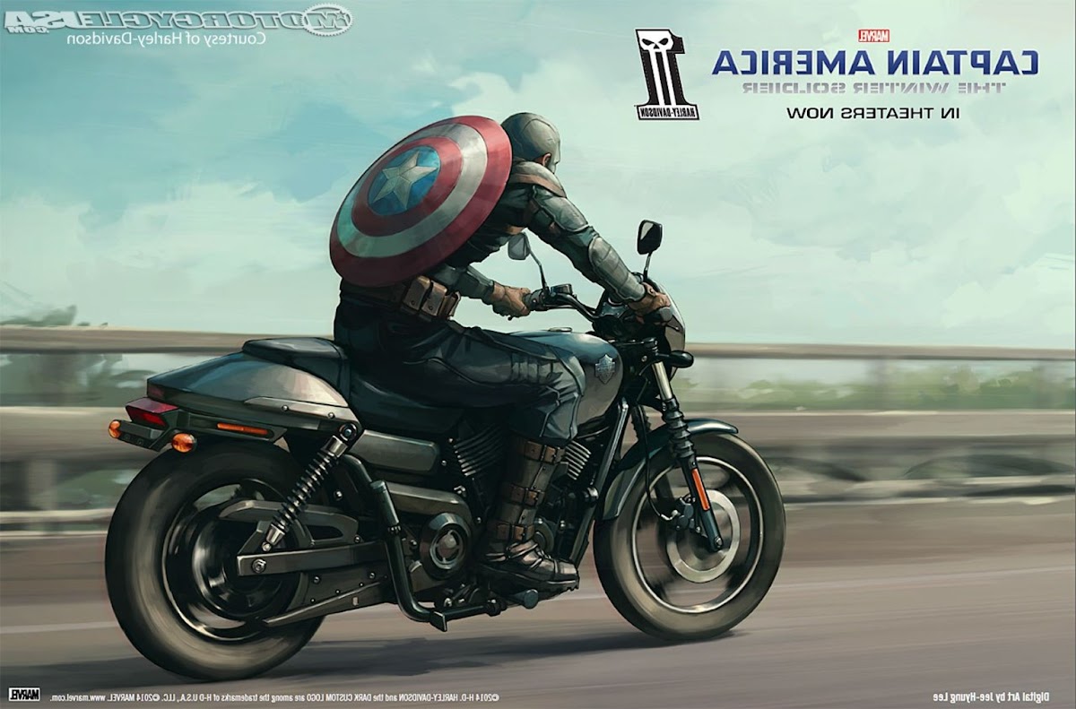 Captain America Motorcycle