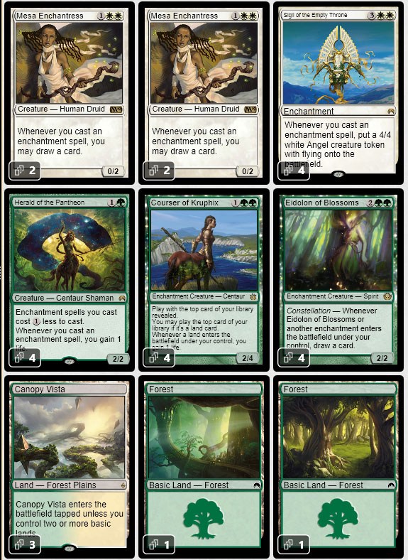 Magic the Gathering Adventures: [Modern] White/Green Enchantments ...