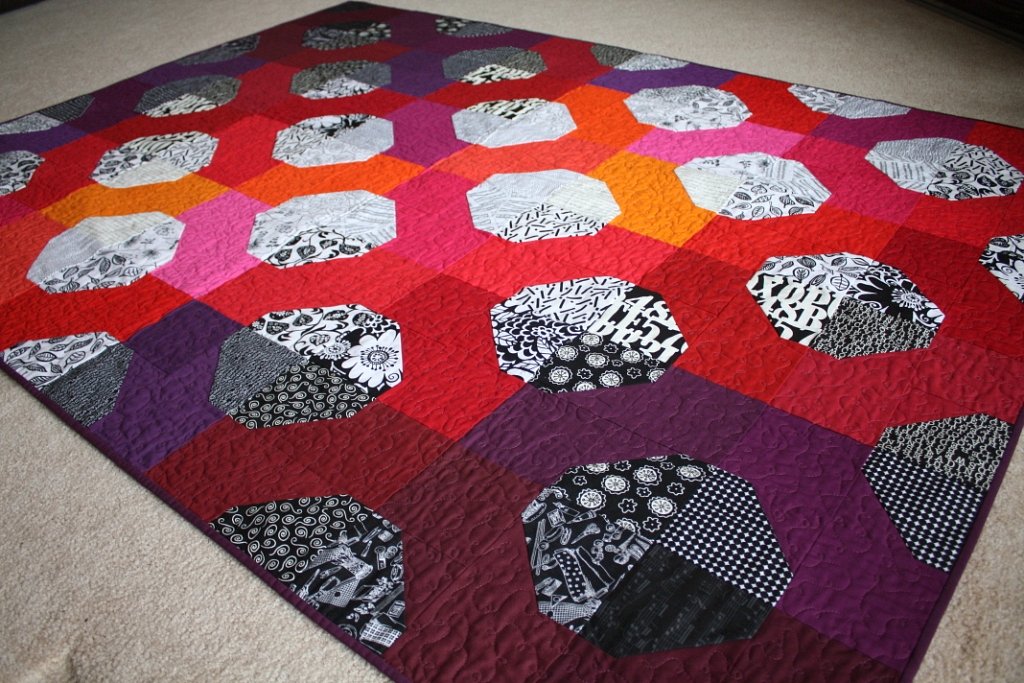 Everyday Fray: From K - Finished: Prairie Ink Quilt