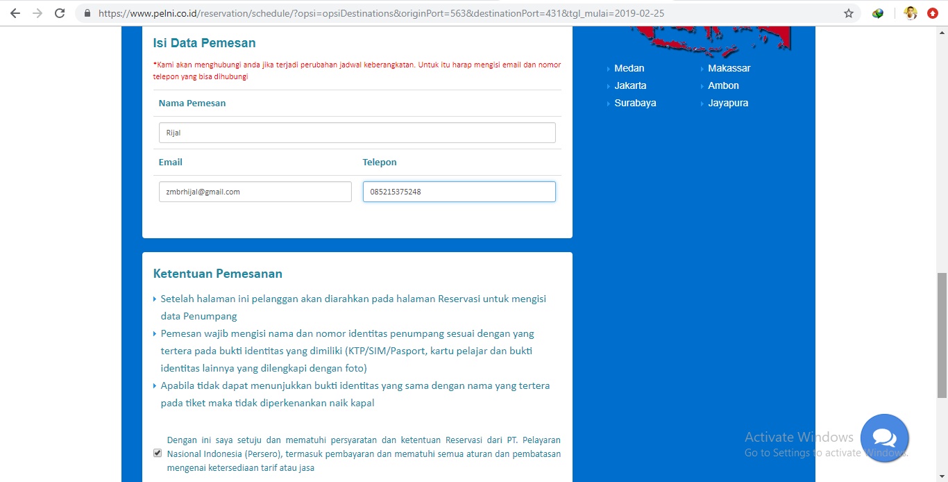 Cara Booking Tiket Pelni Secara Online Terbaru - BERBAGI ILMU