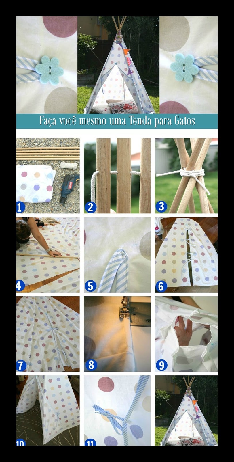 DIY - Tendas De Índio Para O Dia Do Índio - Brincando Com Gatos