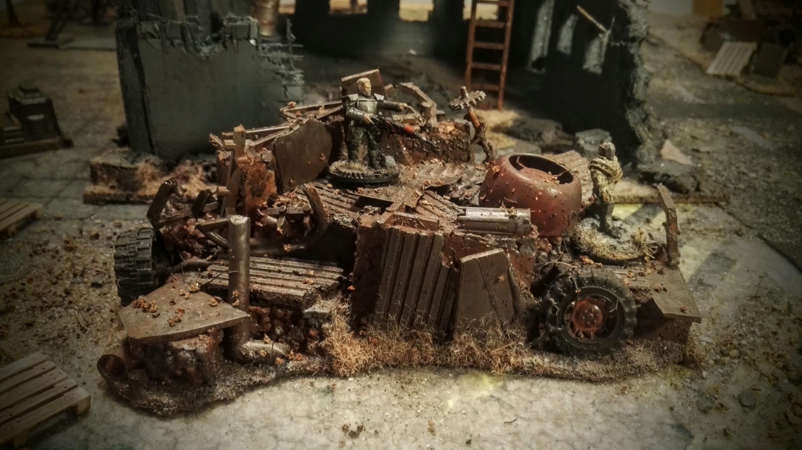 Toys Miniature Toys Post Apocalyptic Fallout walking dead Stackable ...