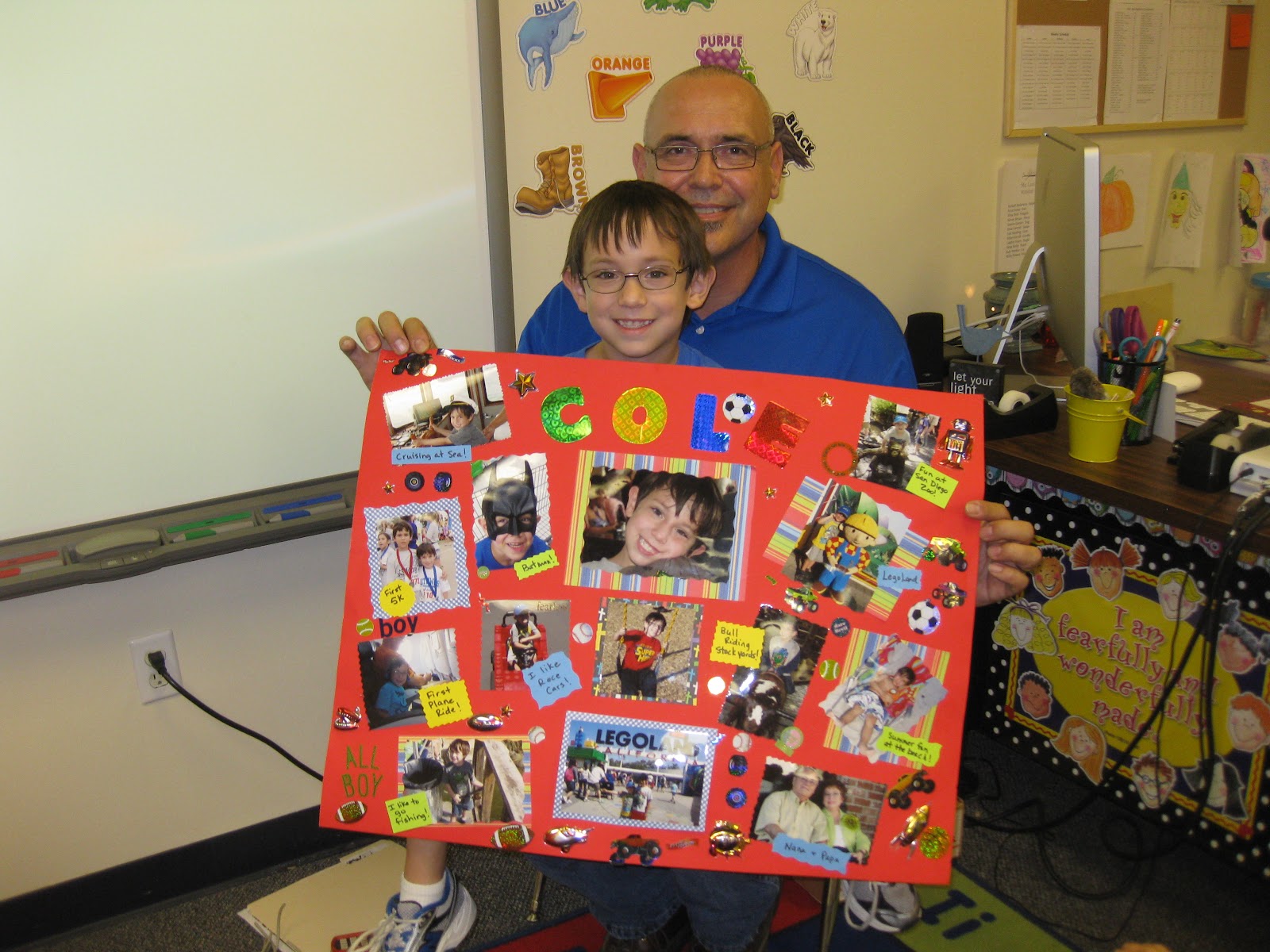 Ms. Lanier's Kindergarten Class: Marvelous Me: Cole