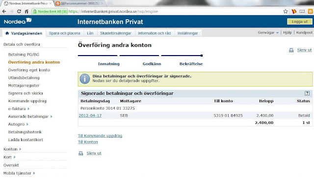 All Swedish Bank online Transfer Instructions: How to Transfer money ...