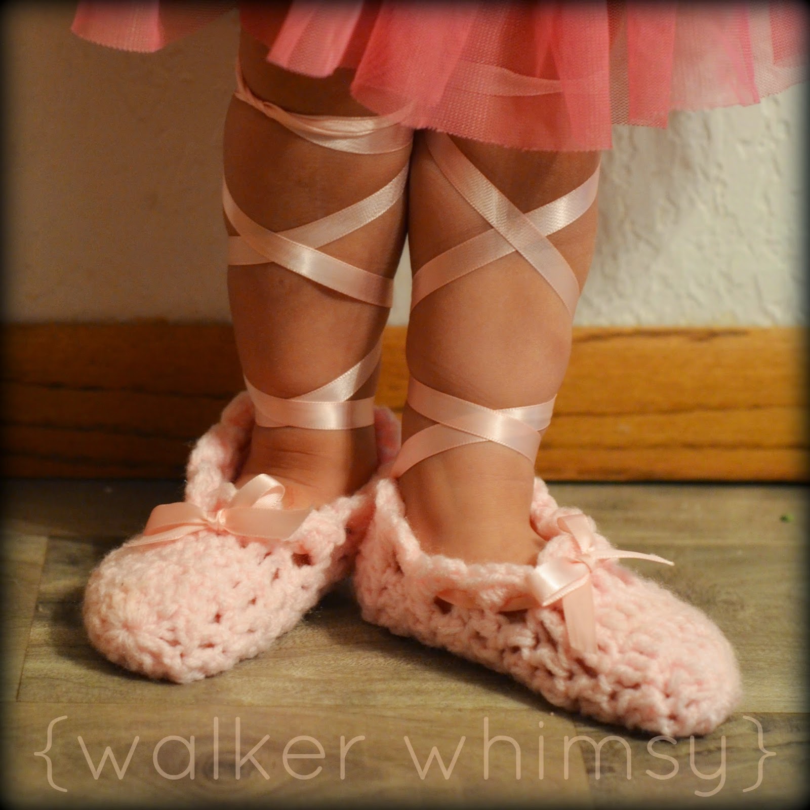 {walker whimsy}: Crochet Ballet Slippers
