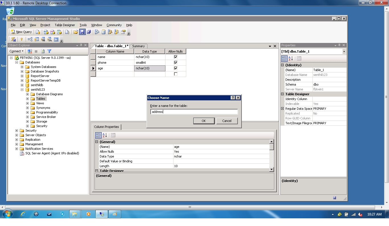 Remote Infrastructure Management: TDP SQL SERVER CONFIGURATION