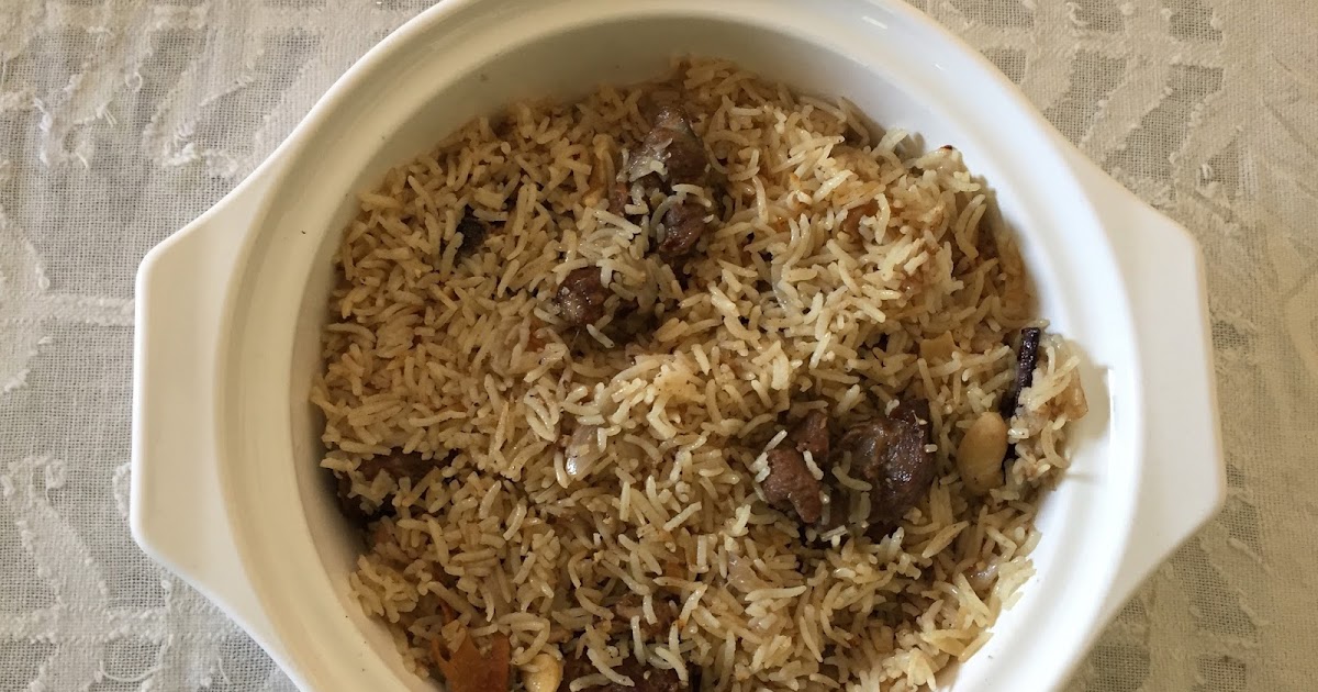 Biryani with a Persian twist