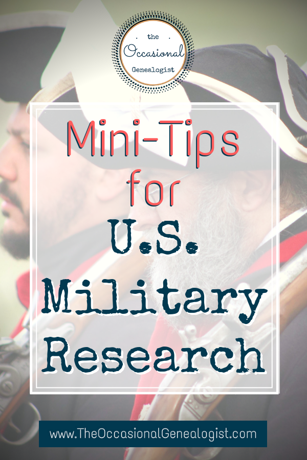 Mini-Tips for U.S. Military Research
