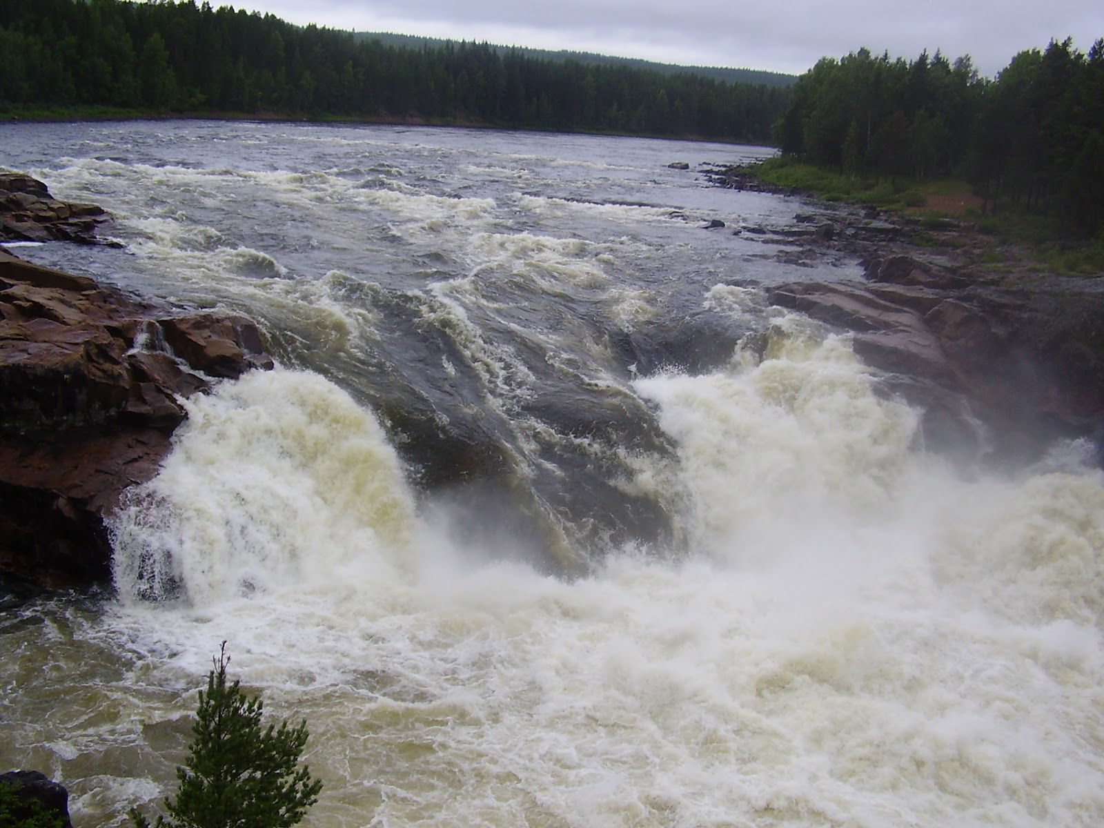Dagens foto av Mathias: Fors i Kalix Älv vid Jokkfall