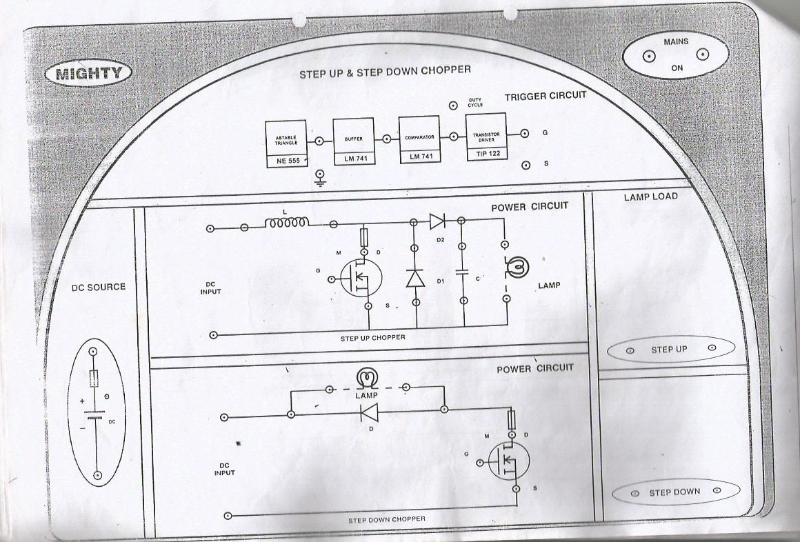 STEP UP AND STEP DOWN MOSFET BASED CHOPPER | nss eng college EEE lab ...