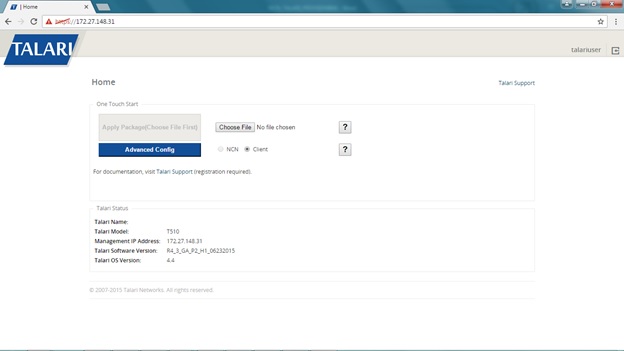 My Network Lab: Basic Configuration of a Talari Networks T510 SD-WAN ...