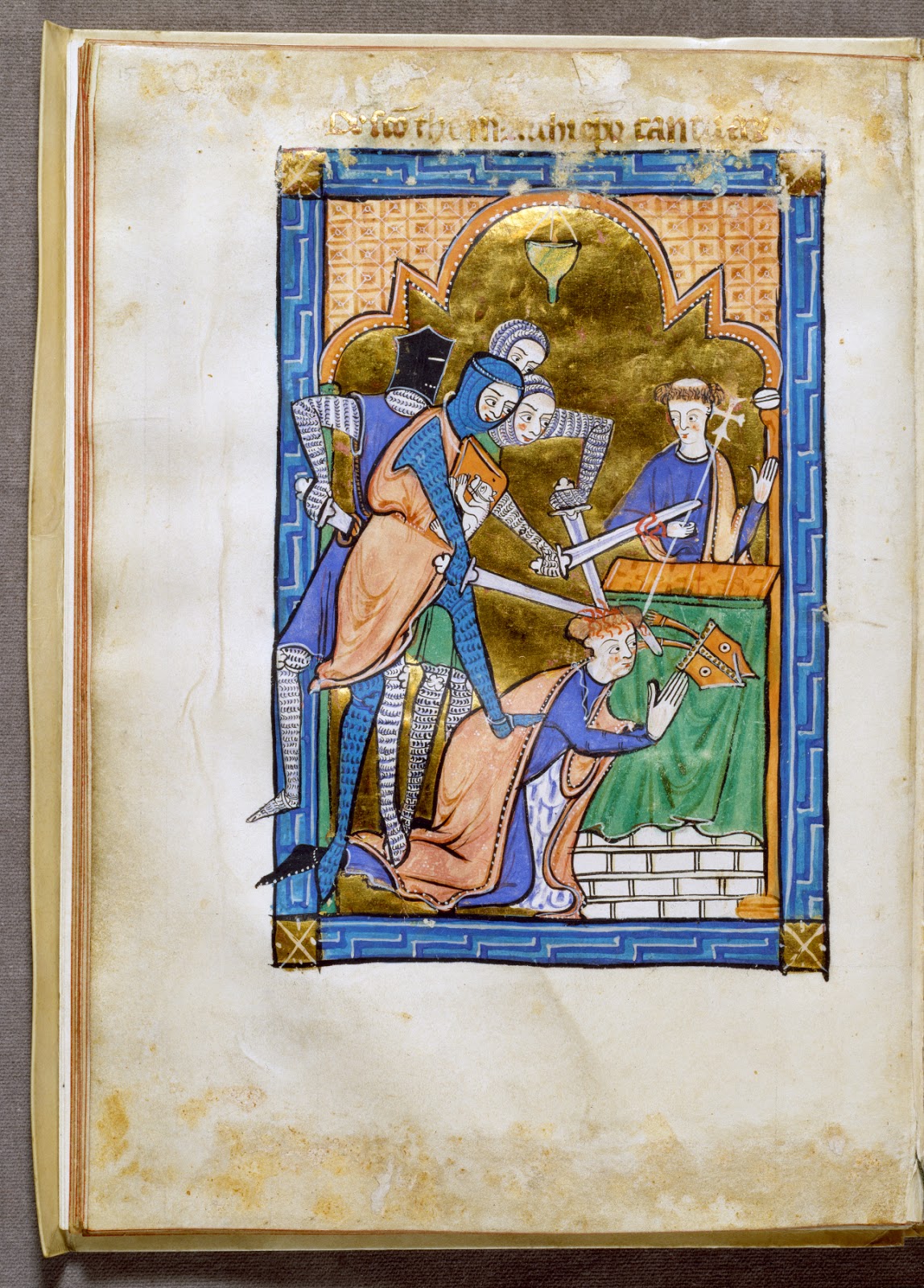 English Historical Fiction Authors: The Murder of Thomas Becket