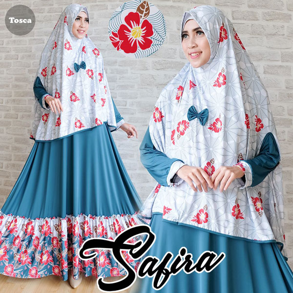 Gamis Syari Cantik Safira - Agen Baju Gamis Terbaru dan Modern