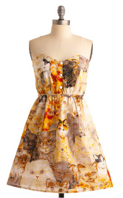 Catsparella: Behold, The Cat Dress To End All Cat Dresses