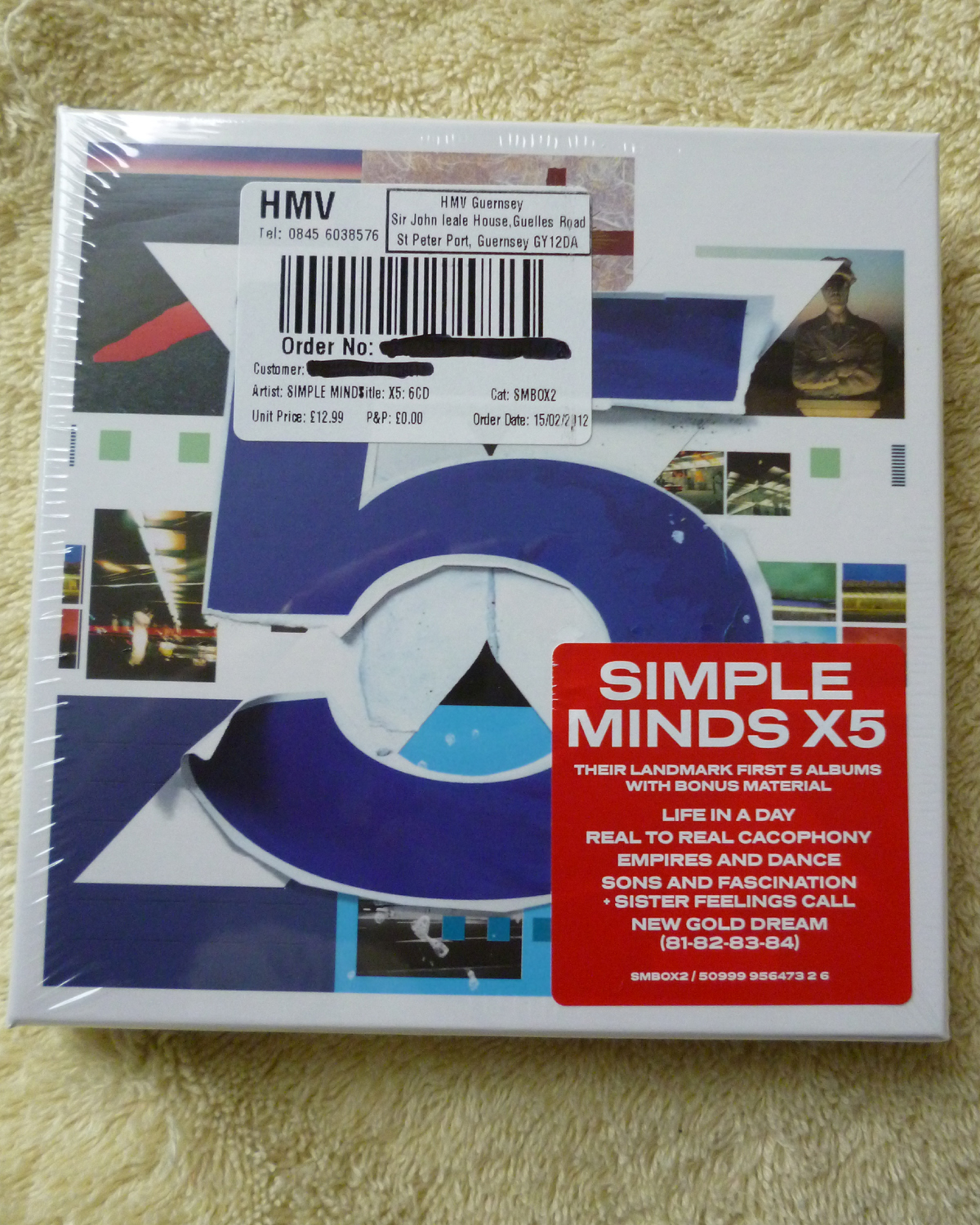 Trisectorman: Simple Minds - X5 (6 CDs)