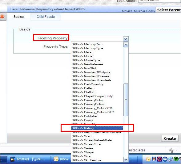 Search Facets - how to create a new search facets in ATG Search