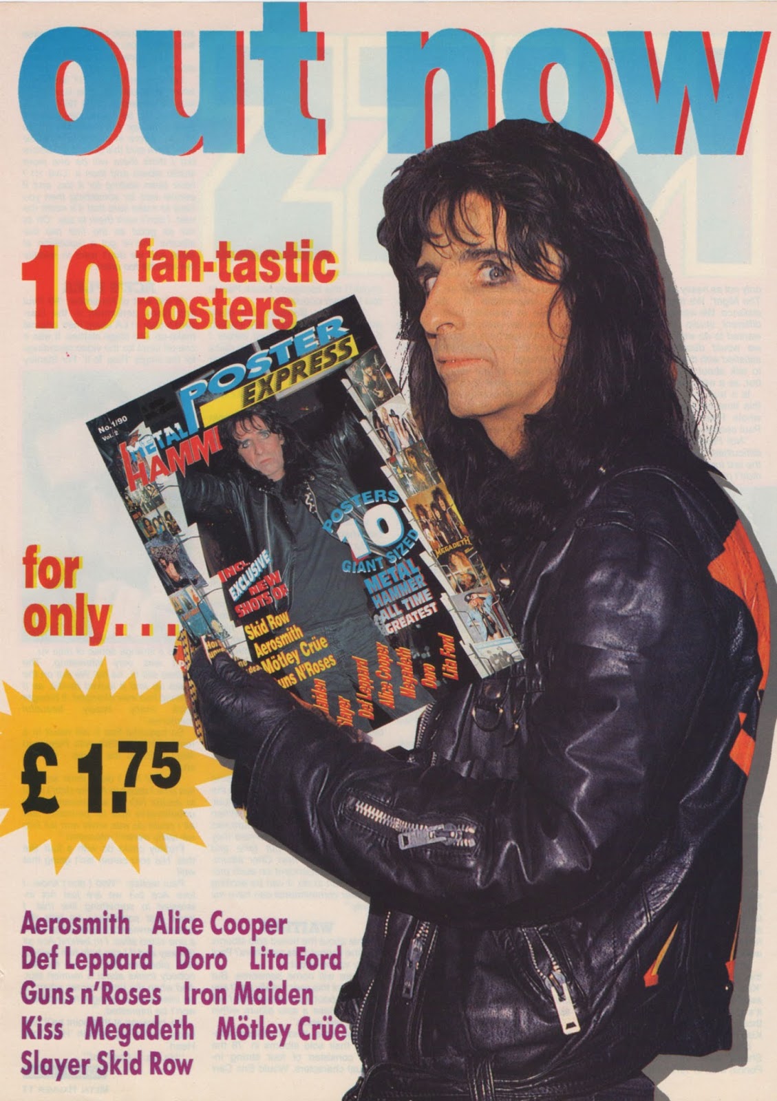 EvenSpot Speaks: 1989, Metal Hammer, Live On Stage and Full Page AD
