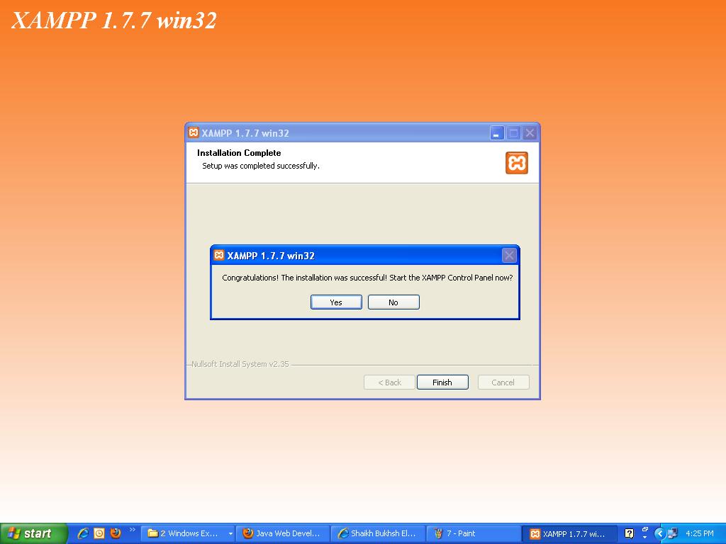 How To Install Xamp 177 For Mysql Database Server Apache Web Server And Tomcat Web Servers
