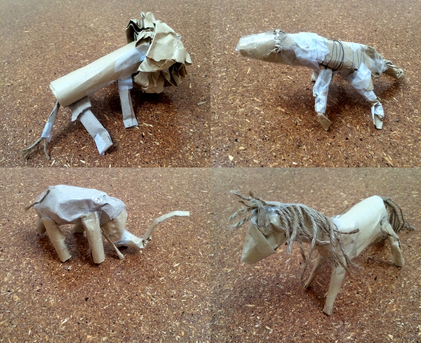 The Academy of Gentle Arts: paper animals