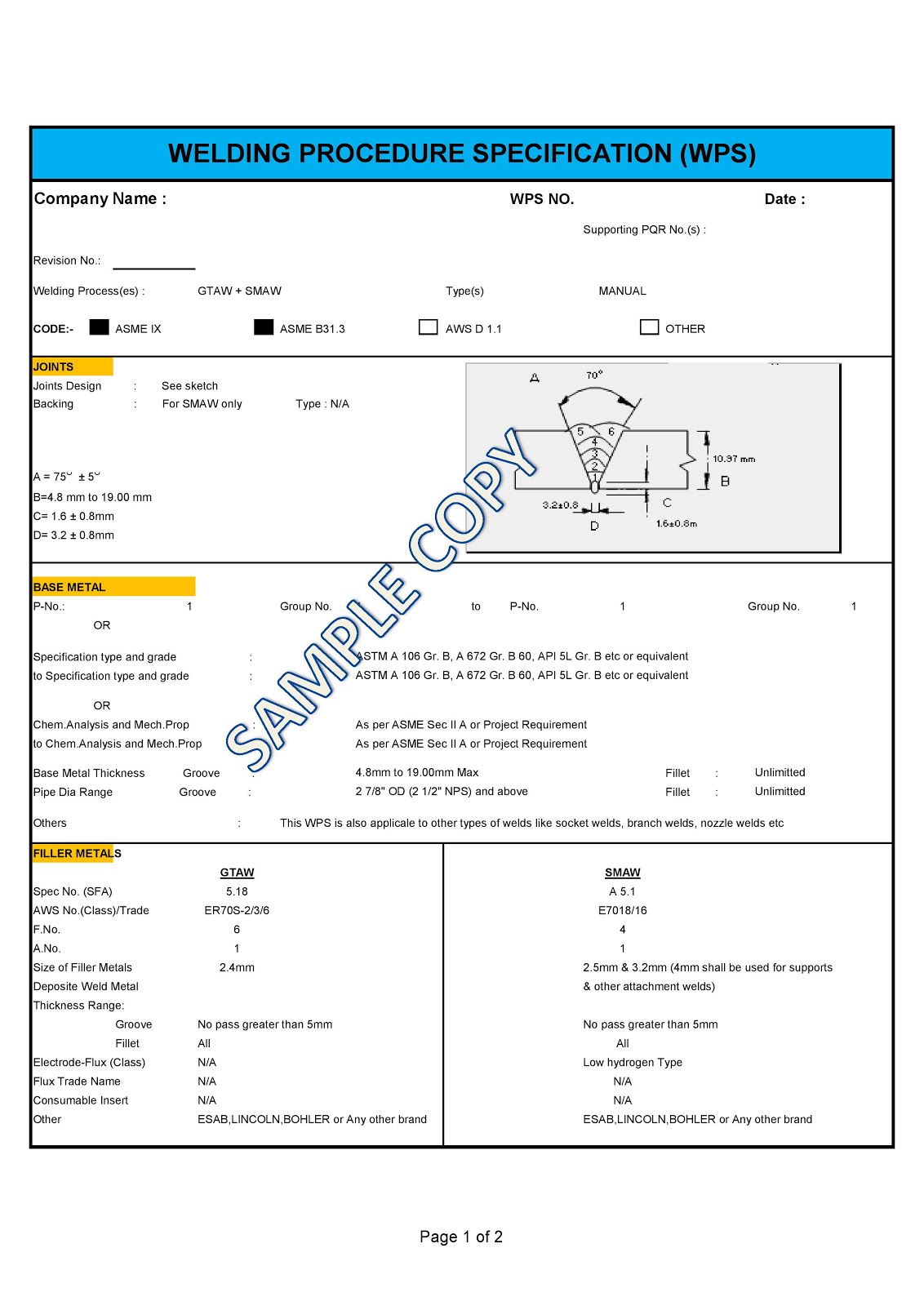 Welding Procedure Specification Sample Welding Constr Vrogue co Welding Procedure Specification Sample Welding Constr Vrogue co