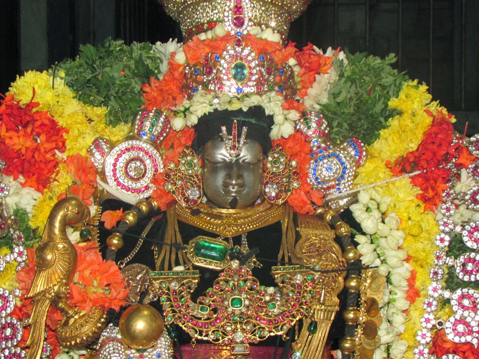 Perumal purappadu and unjal sevai at tirukoshtiyur -Ugadi festival ...