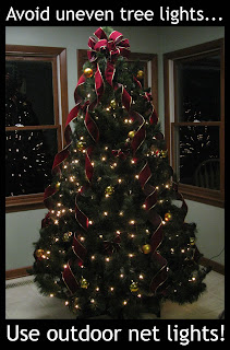 A Practical Pair: Christmas Tree Net Lighting