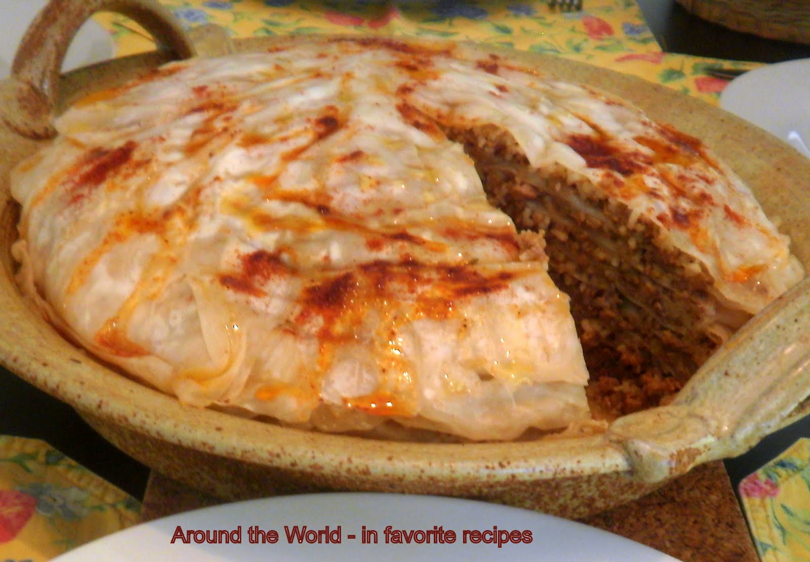 Around the World - in favorite recipes: 'Deconstructed' Sarma