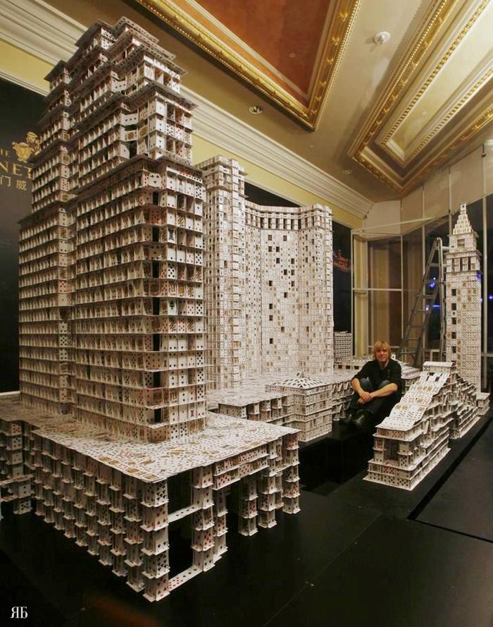 The Stylish: Bryan Berg set a world record for building with cards