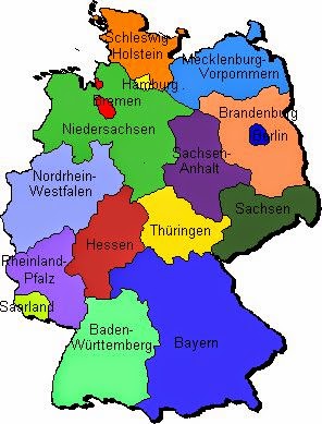 Die Bundesländer Deutschlands