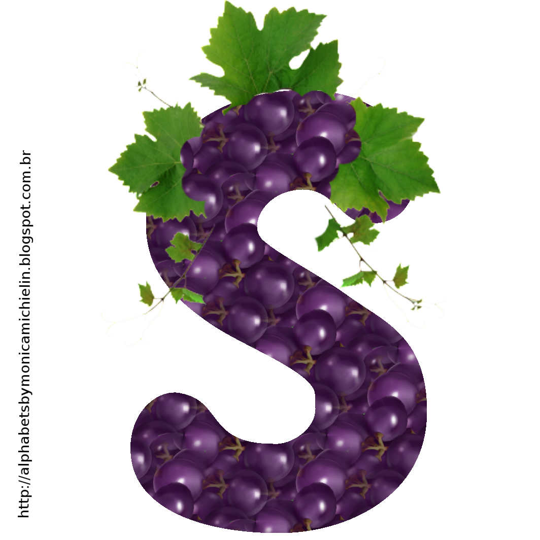 M. Michielin Alphabets: GRAPE FRUIT ALPHABET, UVA ALFABETO E BENEFICIOS ...