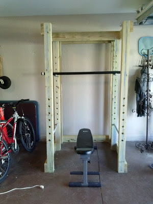 Building Your Homemade Wooden Power Rack, Step by Step | Homemade ...