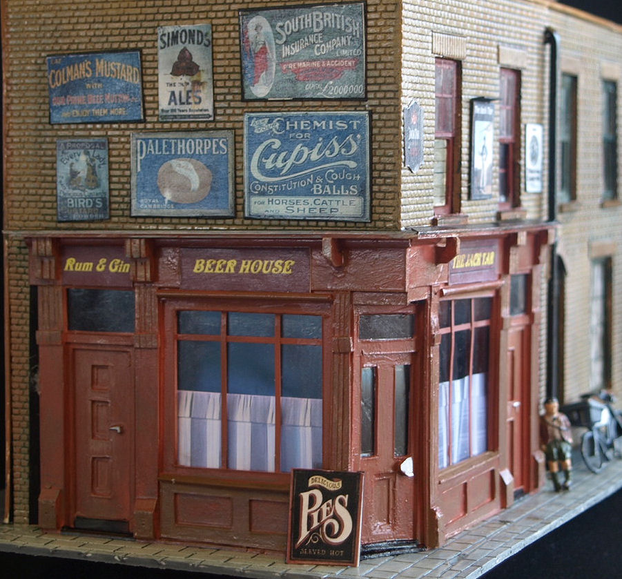 jans model buildings: The Ripper Connection Berner Street, Dutfield Yard