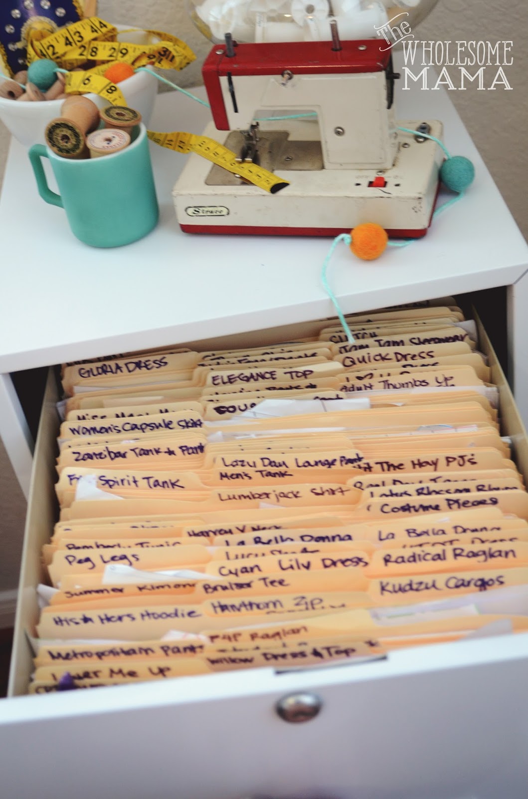 {DIY Pattern Storage} Filing Cabinet Makeover