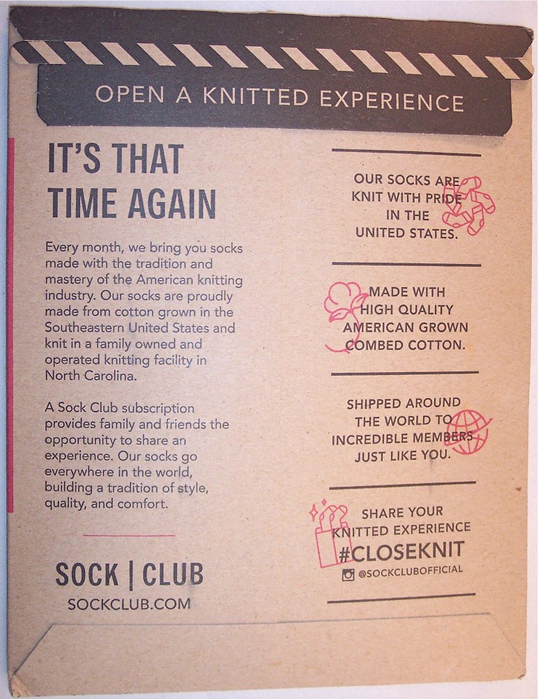 Lone Star Shopper: Sock Club Review, April 2016 + FREE Pair of Socks!