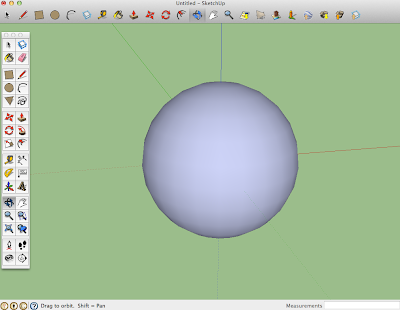 kaylasyminton: Figured out how to draw a sphere in Sketchup