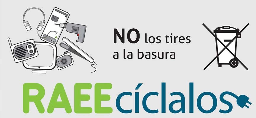 VENTE DE VERDE: Pon el foco en los RAEE