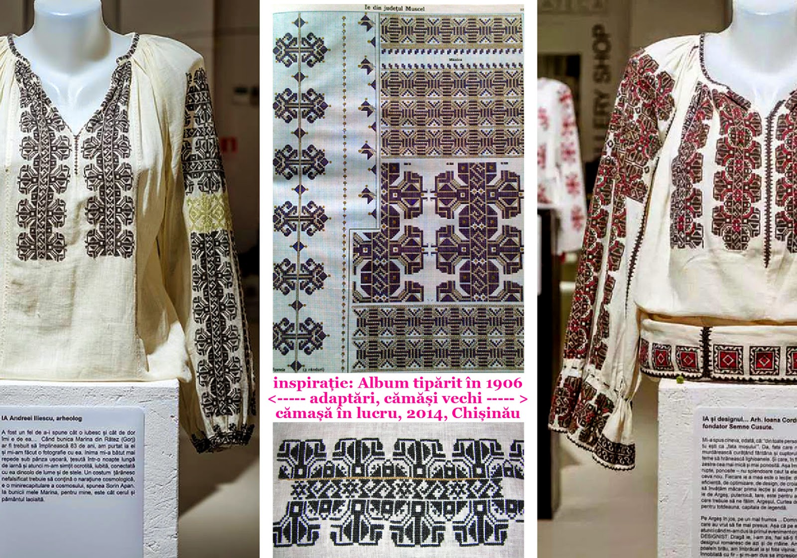 Semne Cusute: inspiratie motive traditionale romanesti