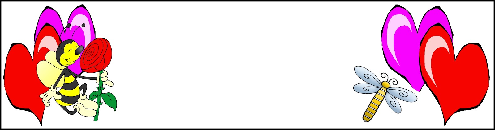 Love Bug Banners And Borders
