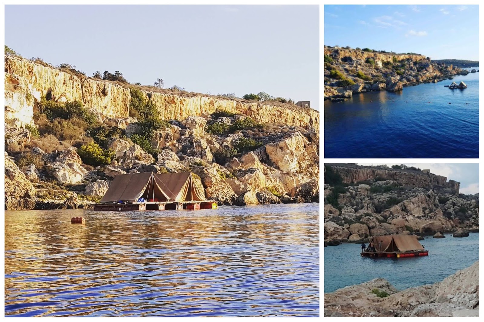 Ropes and Poles: Two-tent raft in Malta